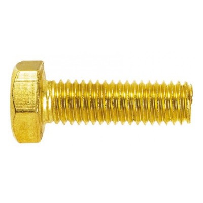 HLF CSAVAR M12*60 DIN 933 SÁRGARÉZ TM METRIKUS SÁRGARÉZ CSAVAROK